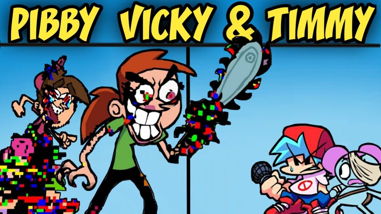 Friday Night Funkin' New Pibby Vicky & Timmy | Come Learn With Pibby x ...