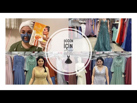 ABLAMIN DÜĞÜNÜ İÇİN ELBİSE BAKIYORUZ / VLOG 23👗🤩