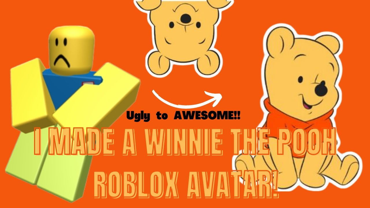 I made a WINNIE THE POOH themed ROBLOX AVATAR!🍯🐻 - YouTube
