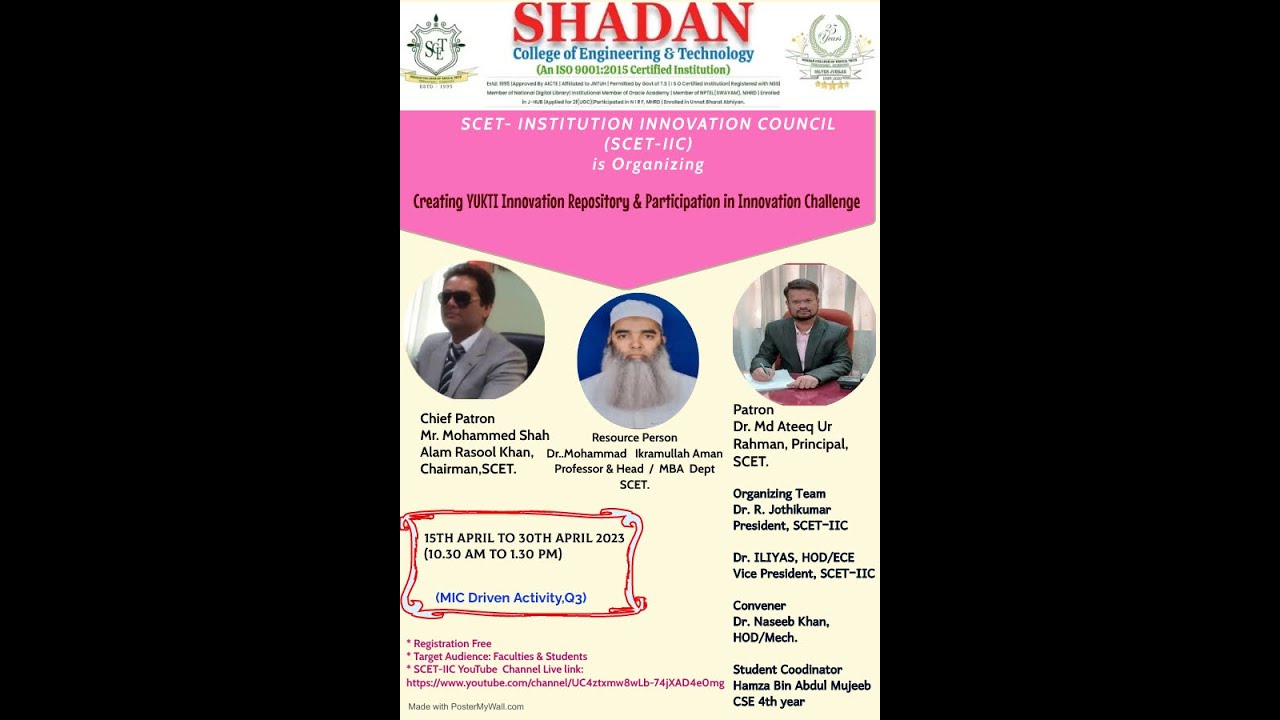 Creating YUKTI Innovation Repository & Participation in Innovation ...