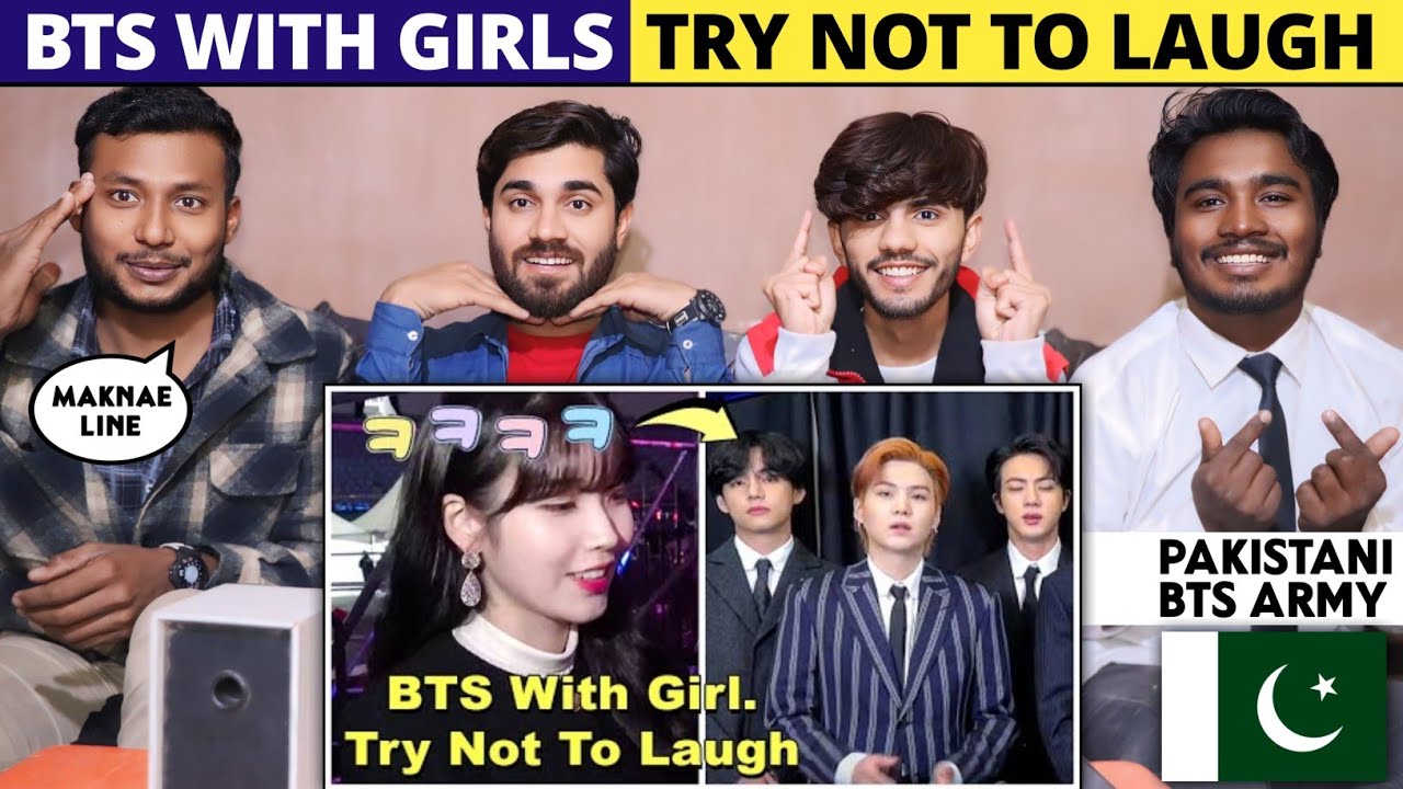 Bts With Girls - Pakistani Reaction - Shan Rajpoot - YouTube