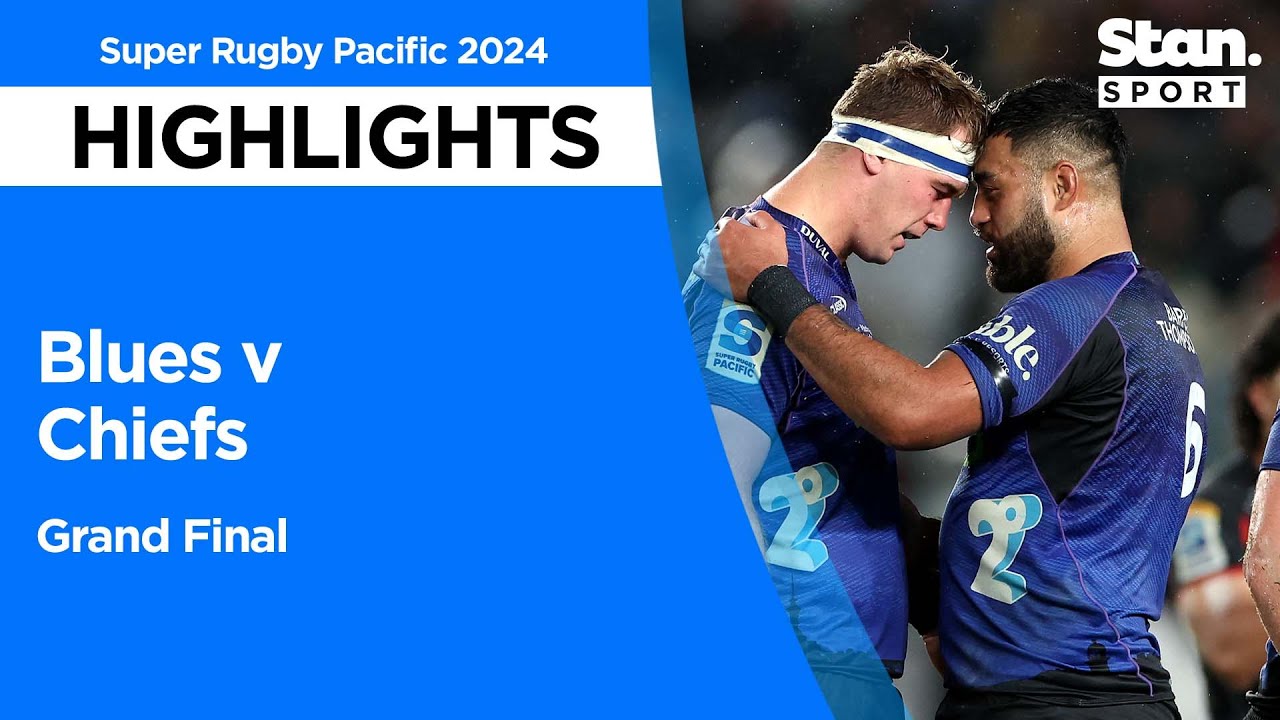 Blues v Chiefs Highlights | Grand Final | Super Rugby Pacific 2024 ...