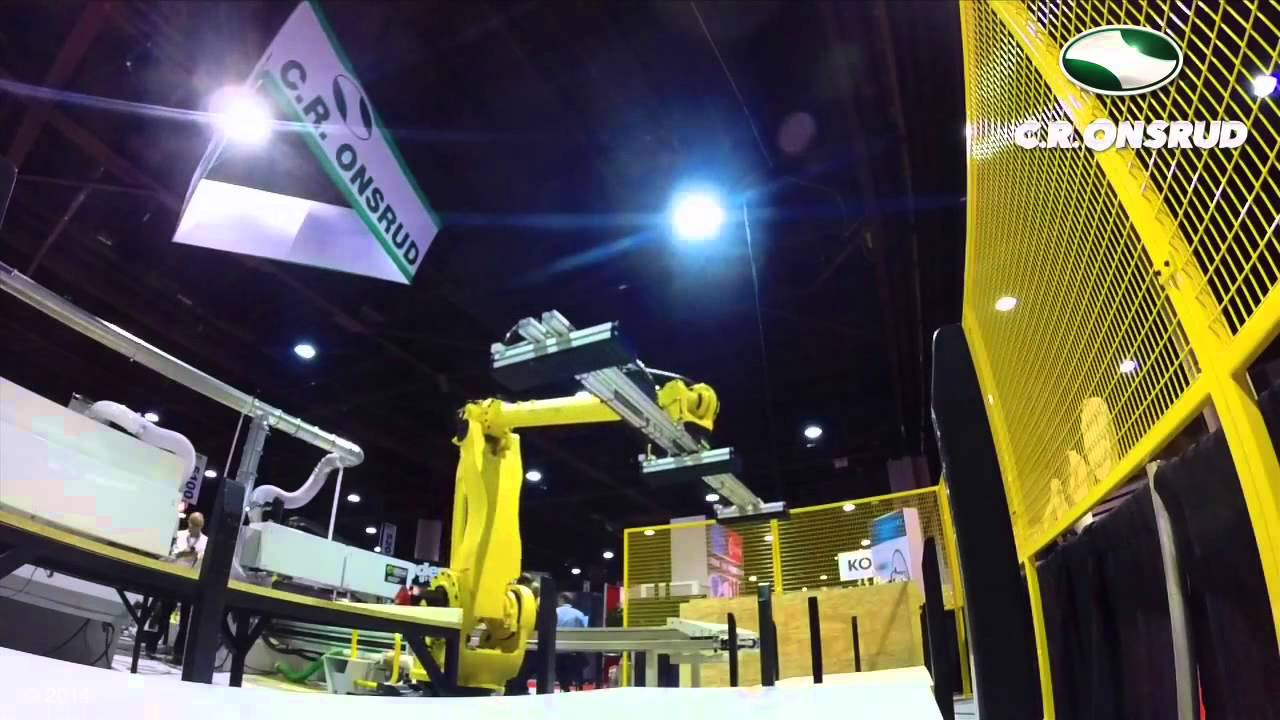 C.R. Onsrud CNC with Fanuc Robot - YouTube