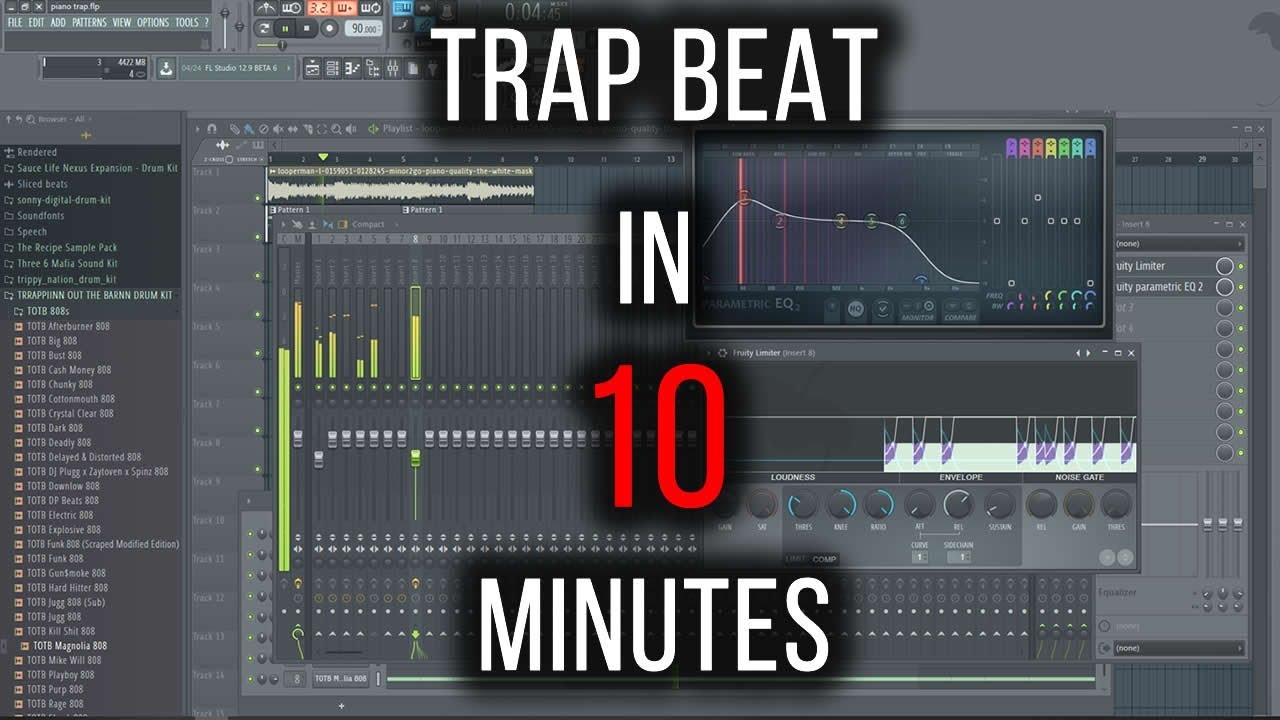TRAP BEAT IN LESS THAN 10 MINUTES | FL STUDIO - YouTube