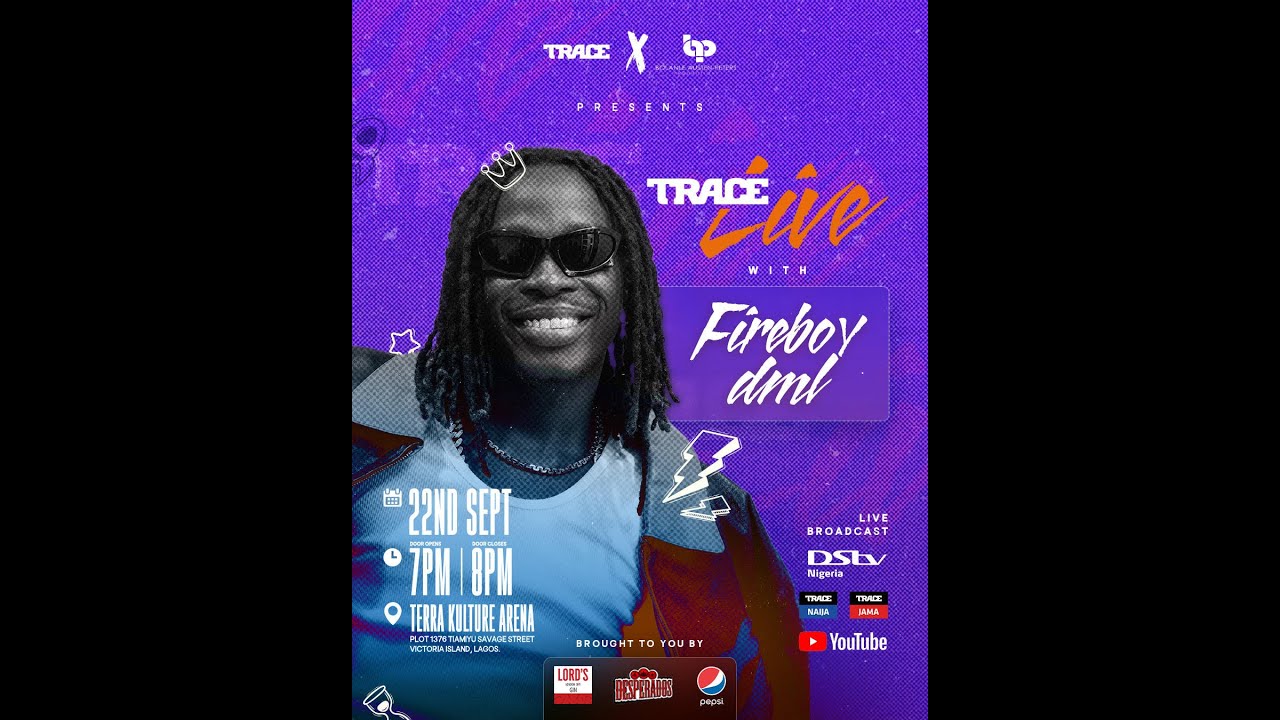 Trace Live with Fireboy DML- #TraceLiveFireboy - YouTube
