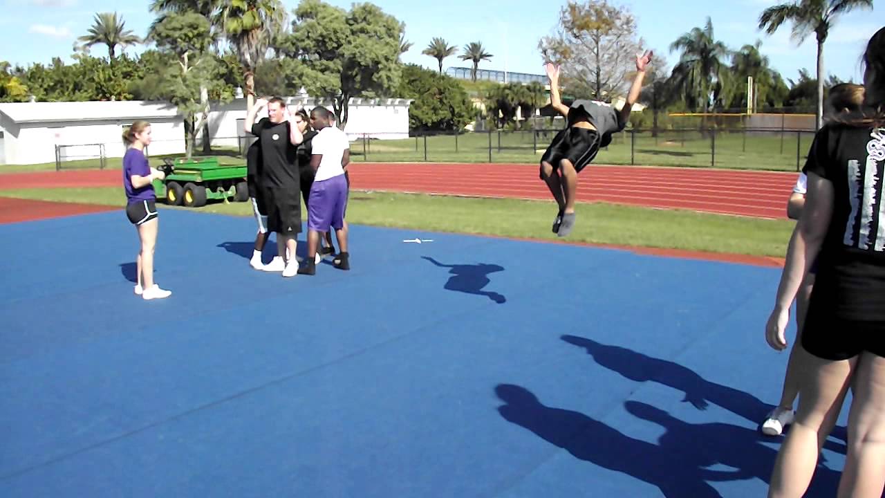 Roundoff, Back handspring, Tuck - YouTube