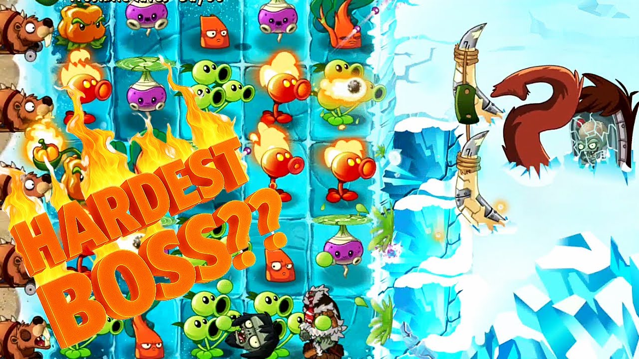 HARDEST BOSS IN PLANTS VS ZOMBIES 2 ??? - YouTube