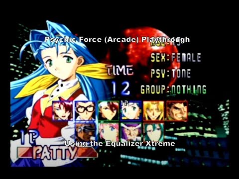 Psychic Force 2012 (Arcade) Patty Playthrough using the Dreamcast ...