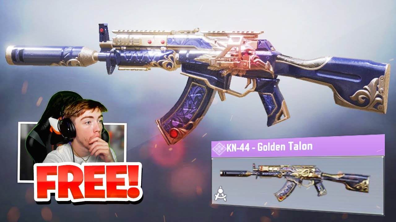 FREE SEASON 2 REWARD! HOW TO UNLOCK KN-44 GOLDEN TALON FREE IN CALL OF ...