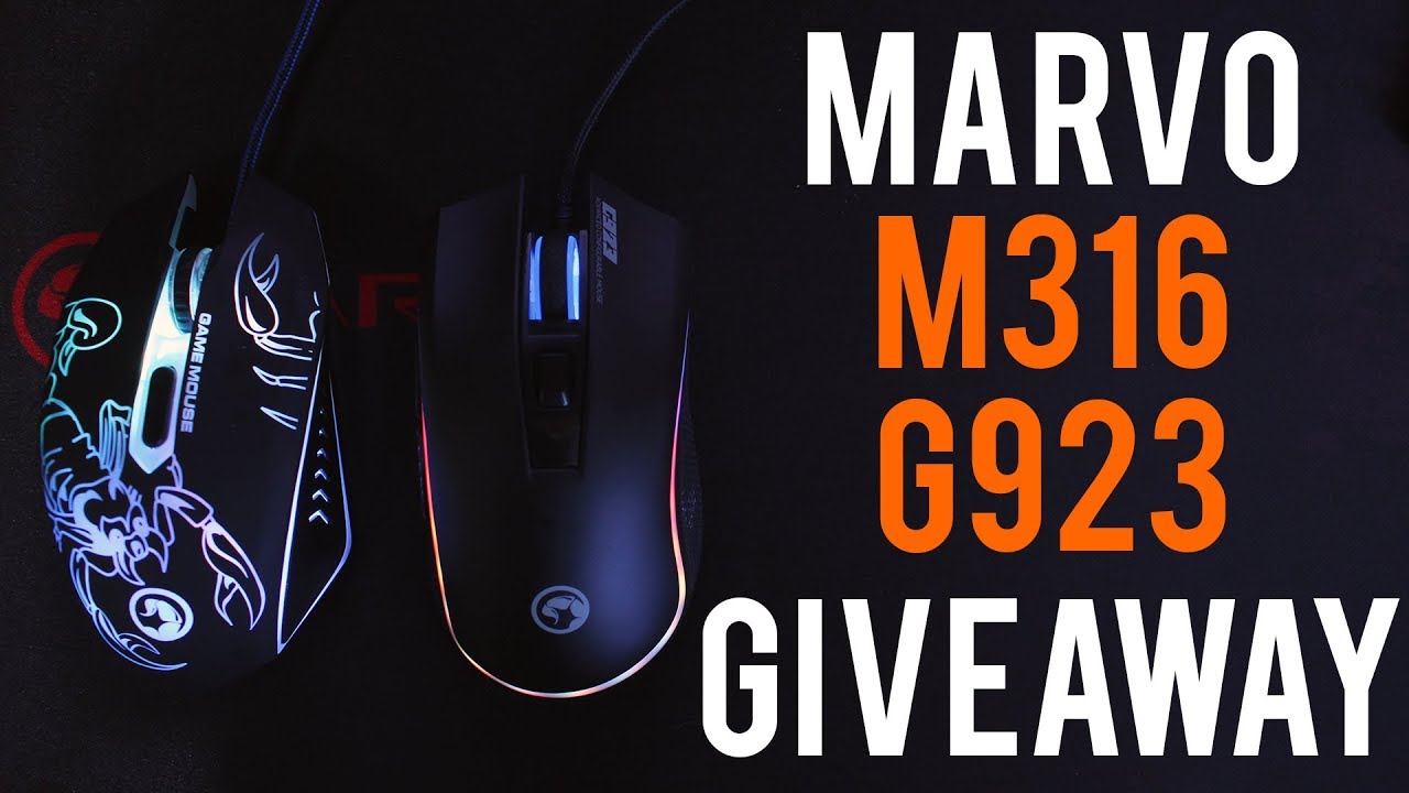 GIVEAWAY! MARVO M316 + MARVO G923 + MARVO G13 - YouTube