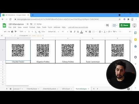 Creating QR Code Name Badges - YouTube