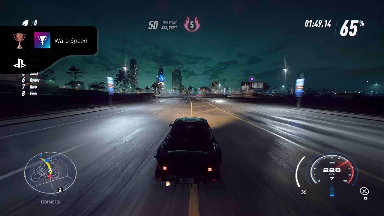 Need for Speed: Heat | Warp Speed Trophy Guide - YouTube