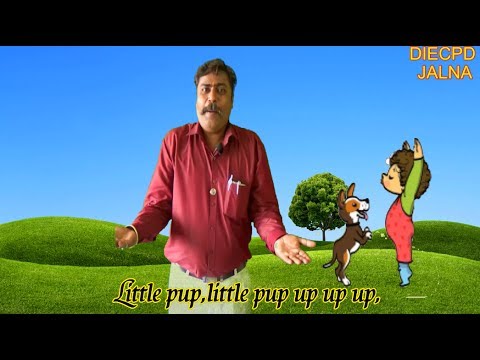 Little Pup Little Pup Rhyme with awesome actions! - YouTube