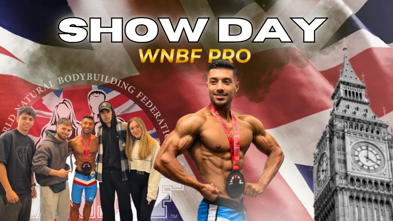 SHOW DAY | Road WNBF PRO UK | (3 days vlog + cheat meal + probando ...