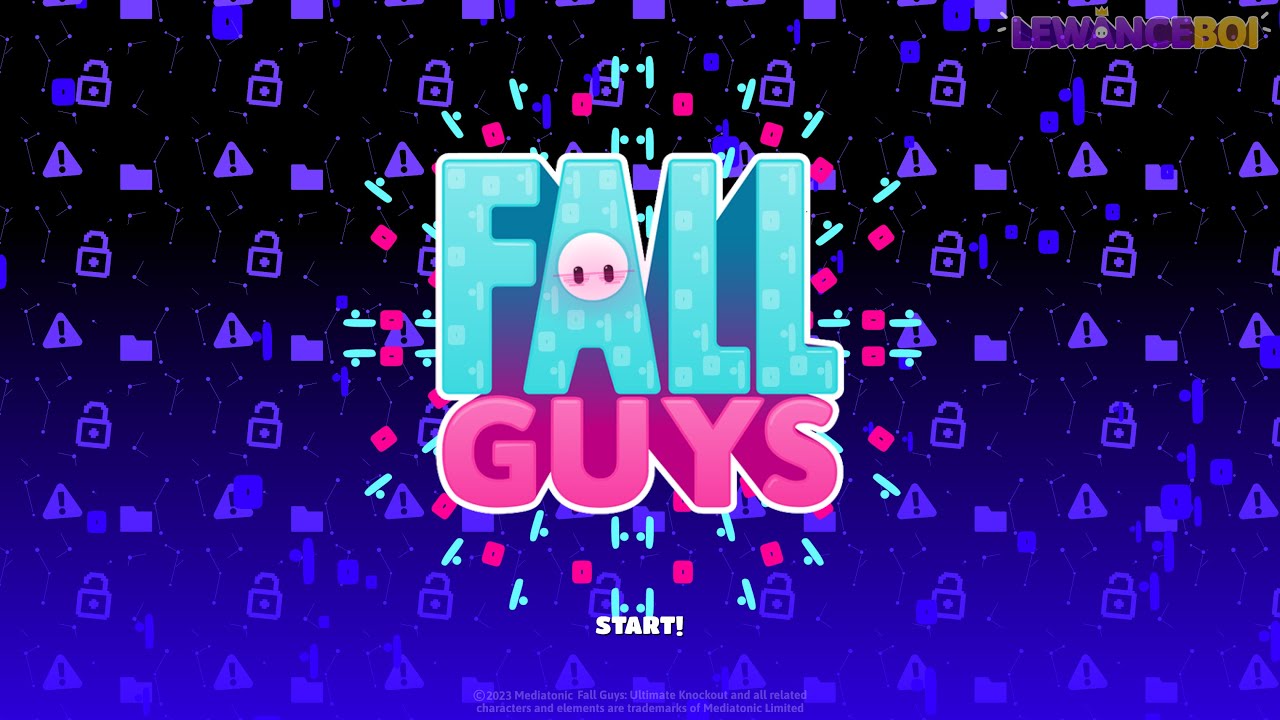 Fall Guys Season 4 (Cyberspace Scrutiny) Title Screen Concept - YouTube