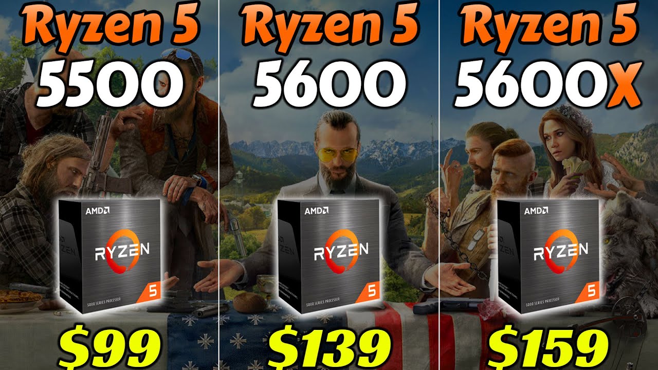 AMD Ryzen 5 5500 vs 5600 vs 5600X - Which CPU is Better value for Money ...