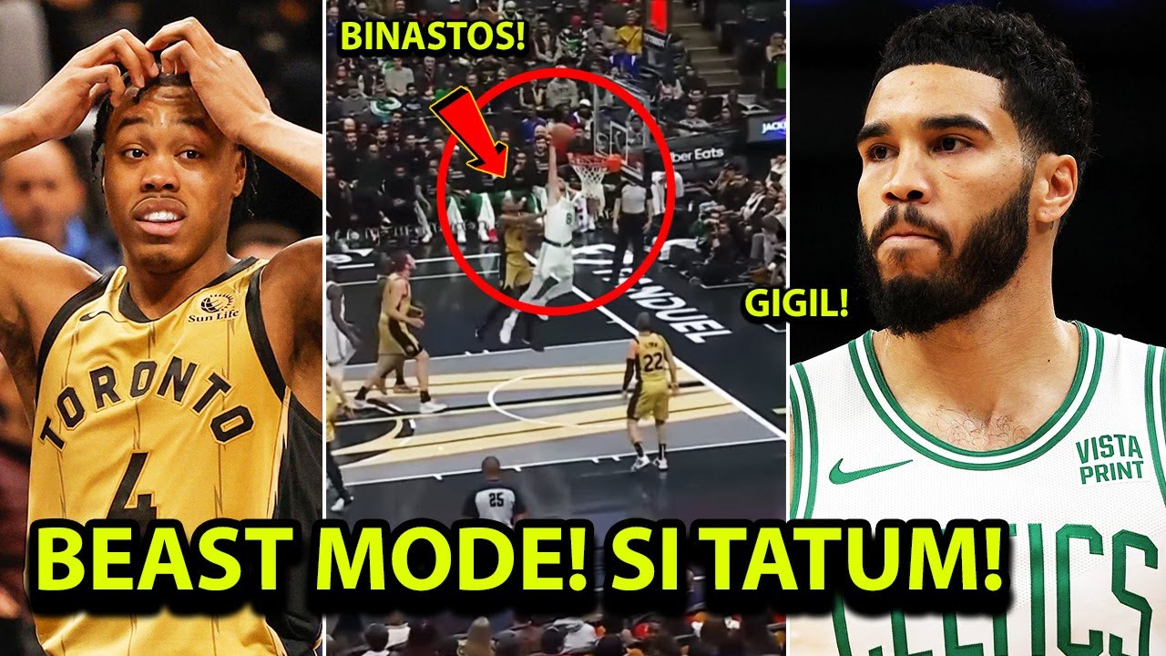 Grabe to! "GIGIL MODE!" si Jason Tatum! , pinahiya si Scottie Barnes ...