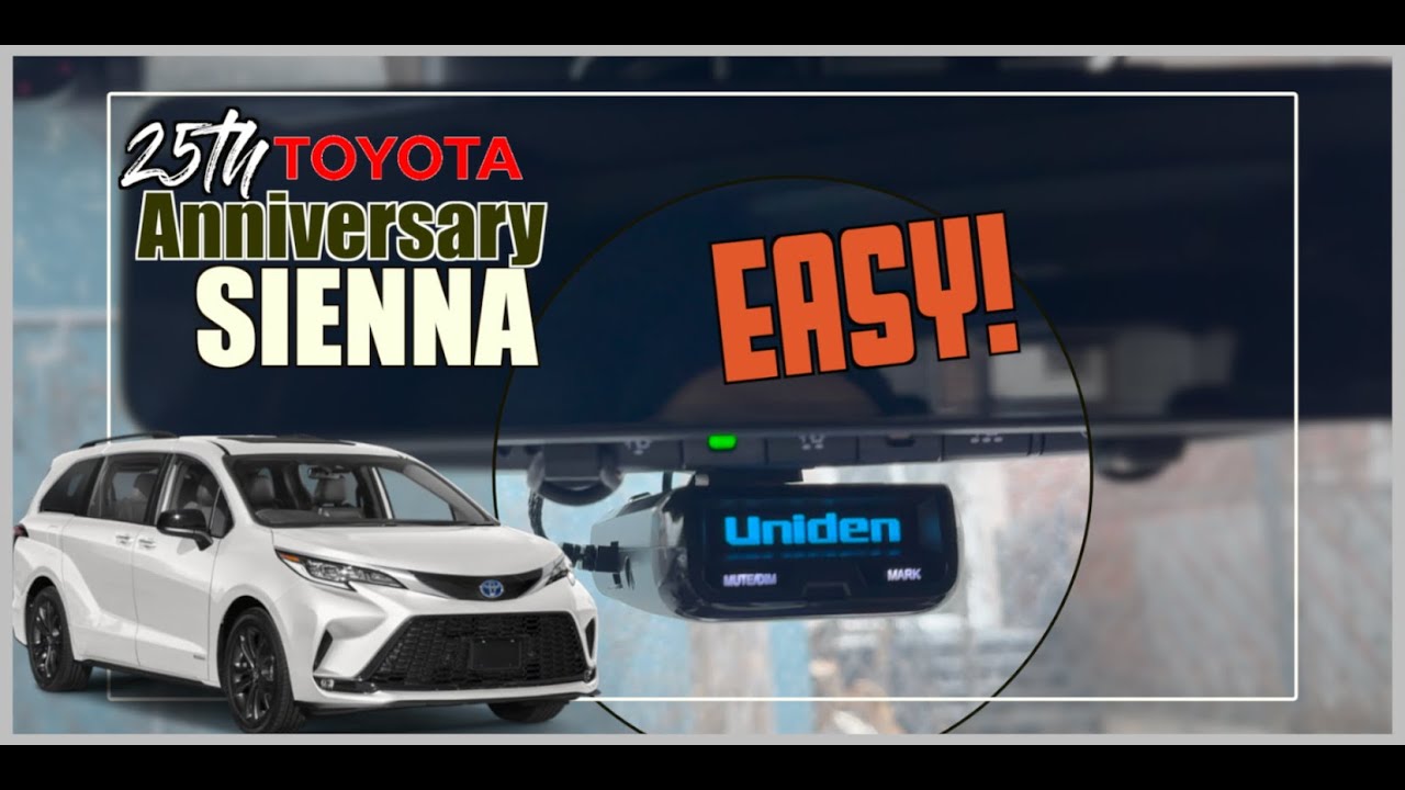 Best Way to Hardwire Radar Detector for the Toyota Sienna - YouTube
