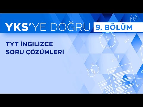YKS'ye Doğru | TRT EBA 2023 TYT İngilizce Soru Çözümleri Bölüm - 9#ykshazırlık#soruçözümleri