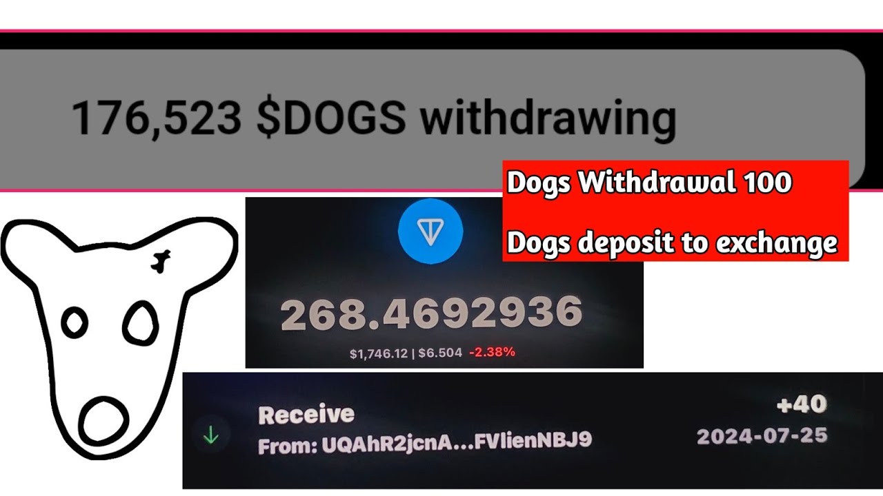 Dogs Withdrawal 192000 | Dogs deposit to exchange | Dogs withdrawal ...