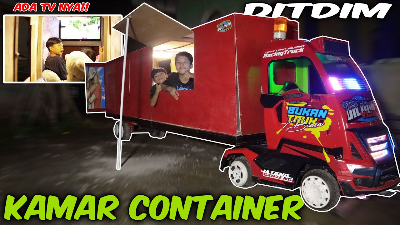 CAMPER VAN DITDIM!! MEMBUAT KAMAR DI KONTAINER TRUK DIMAS, SEPERTI ...