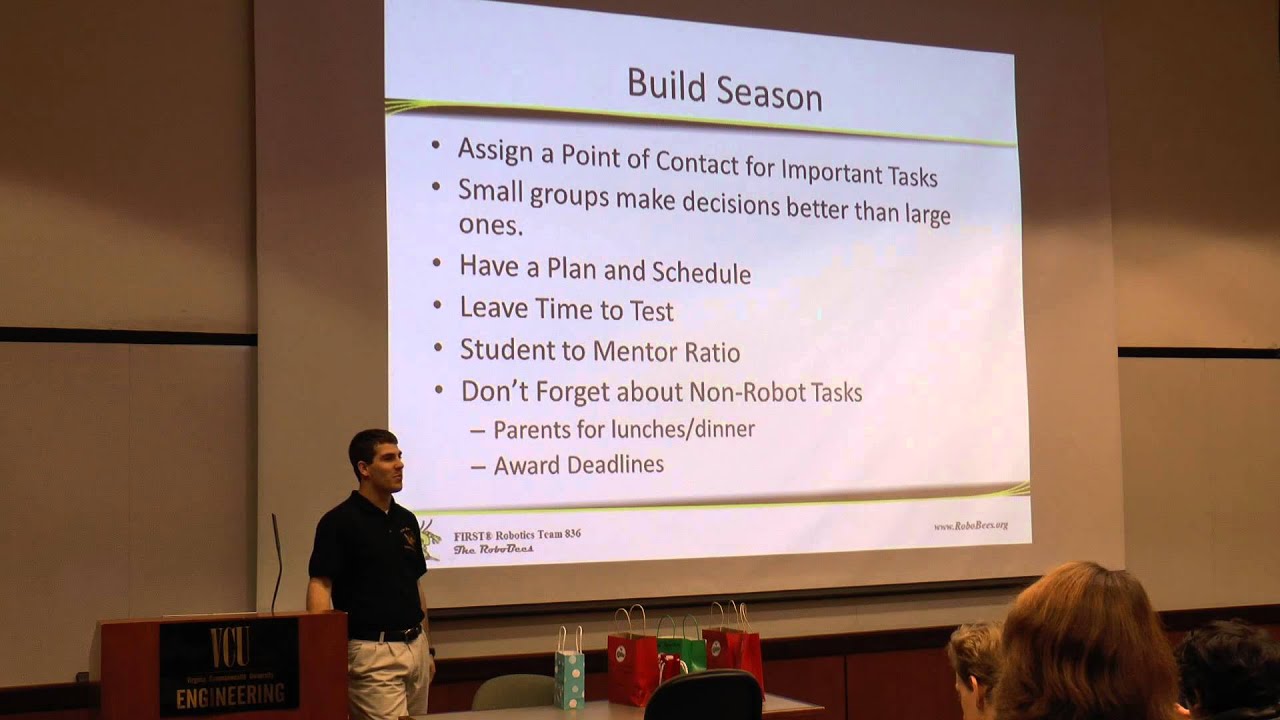 131123 FIRST Robotics Team Structure and Organization - YouTube