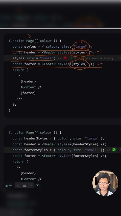 React rule #5: Values must be immutable after passing to JSX - YouTube