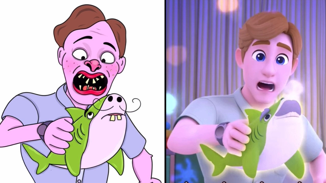 Baby shark dodo doo funny song 🦈 bebefinn shark song - YouTube