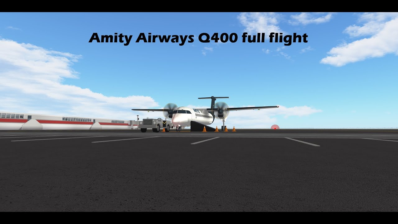 The best classic airline on Roblox? | Amity Airways Q400 review - YouTube