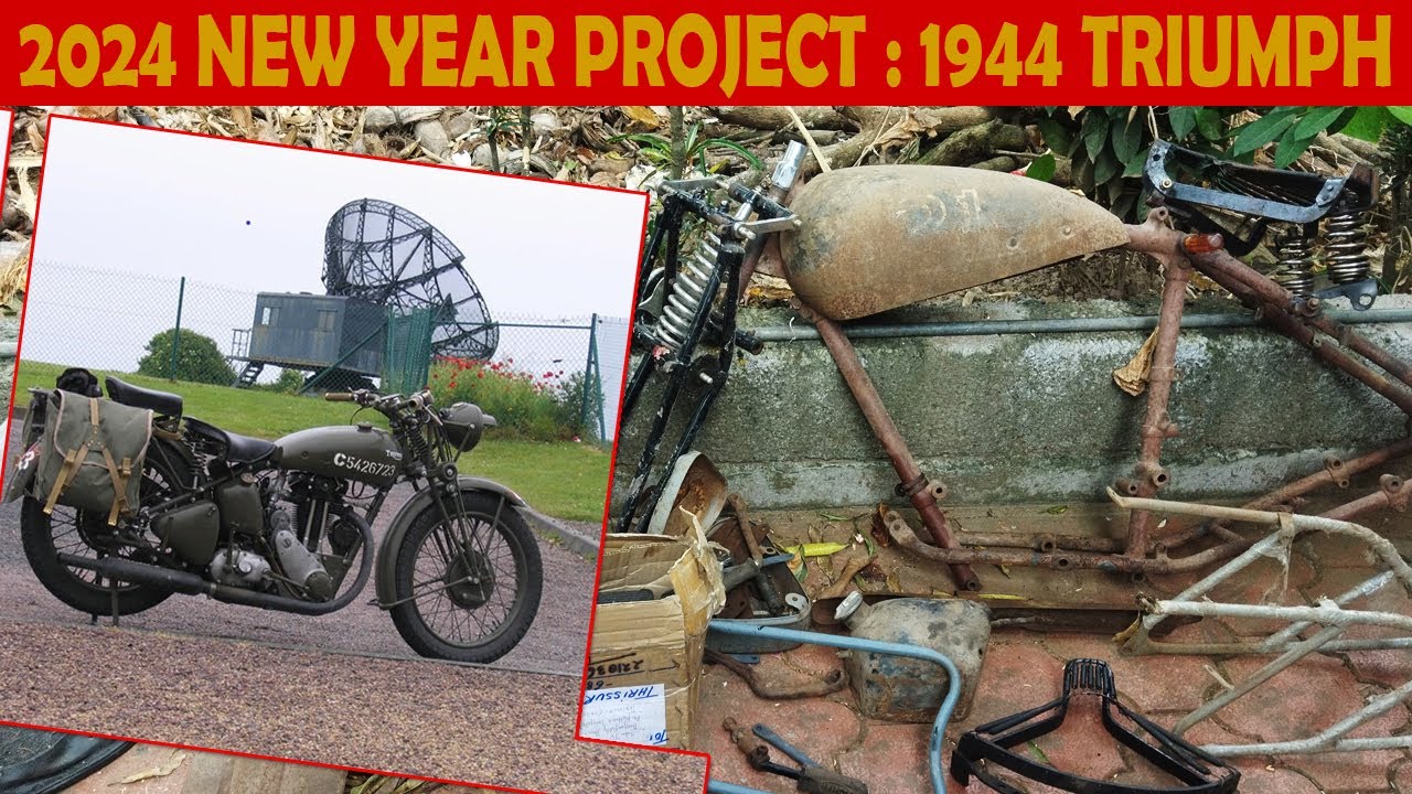 2024 PROJECT 1944 TRIUMPH 3HW WW2 MOTORCYCLE - YouTube