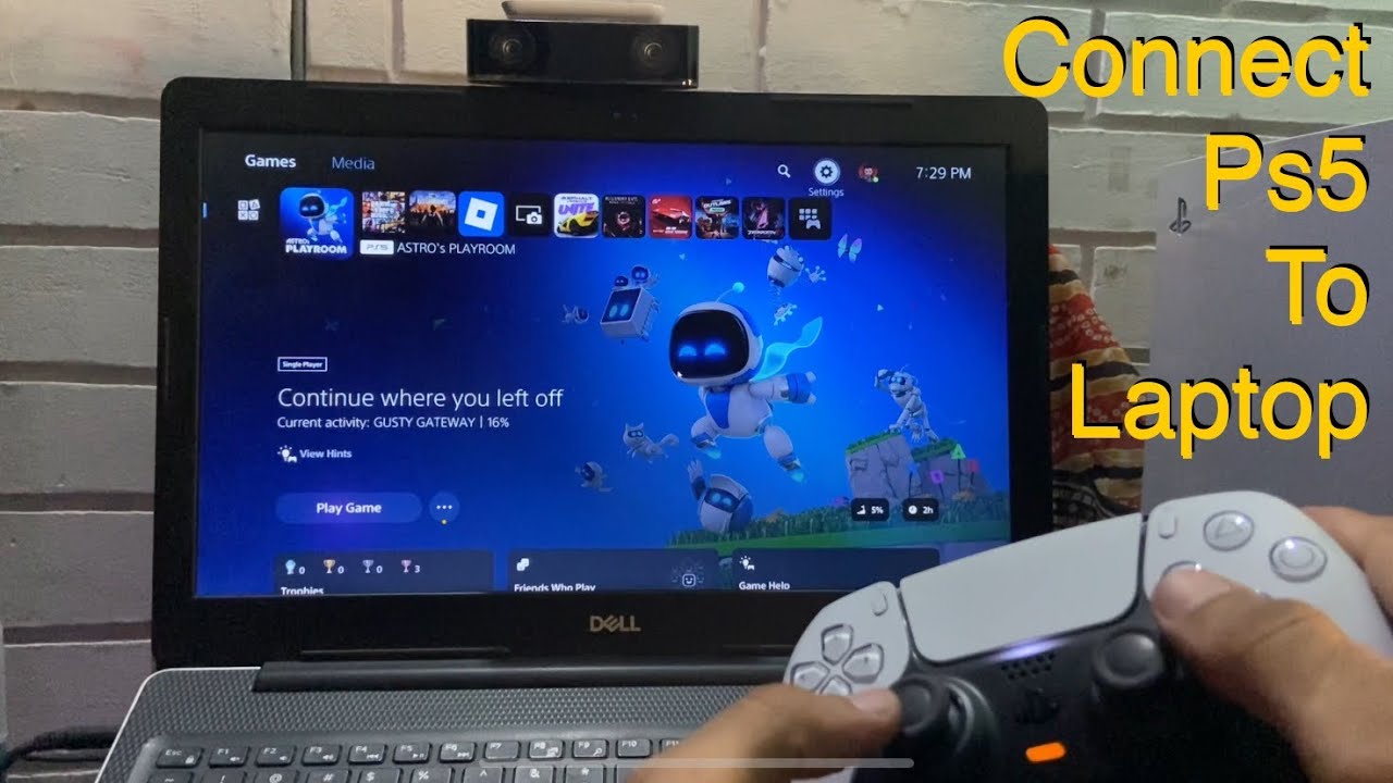 Connect PS5 and Laptop Desktop use Laptop as Monitor For your Gaming ...