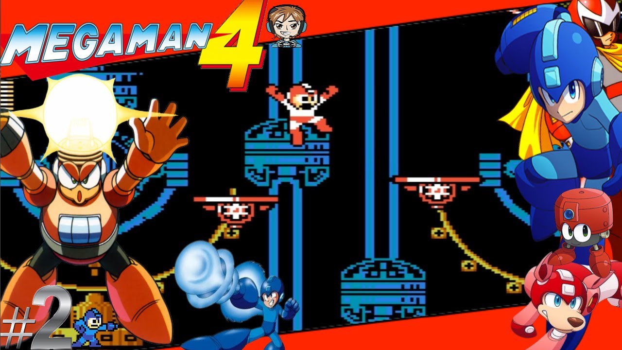 Blinded By Light!💡| Let's Play Mega Man 4 #02 (NES) - YouTube