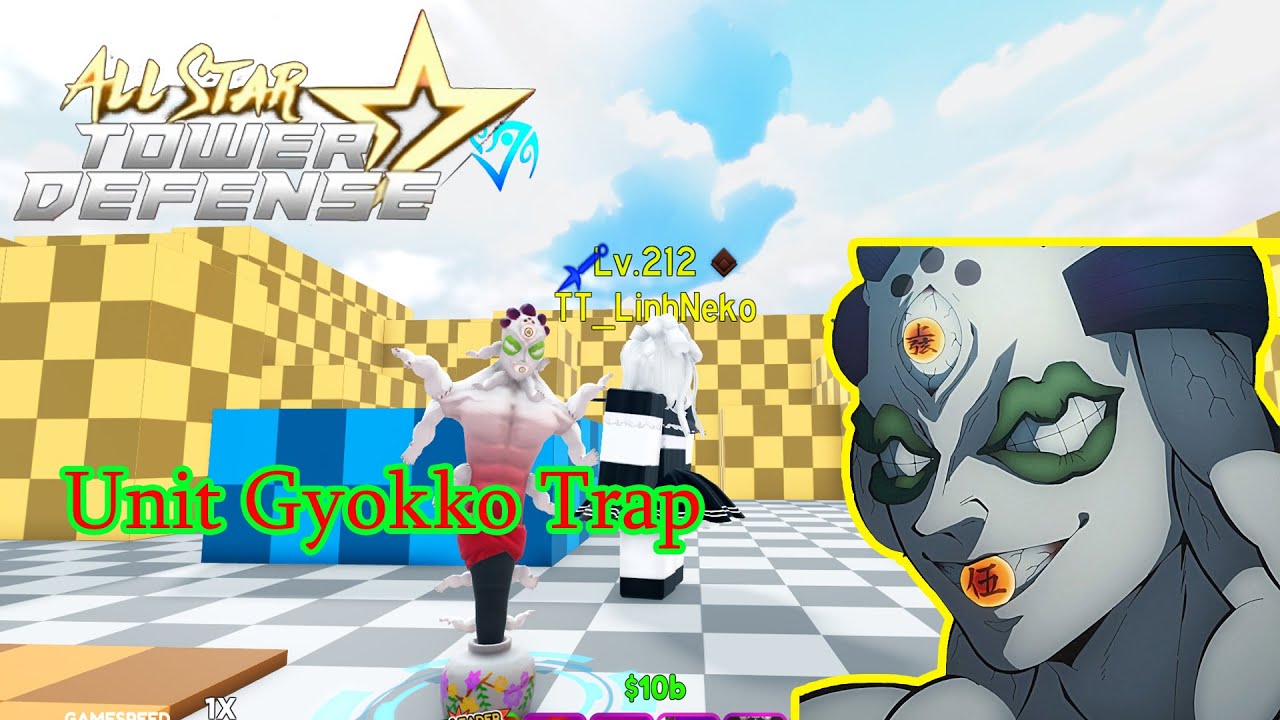 Roblox - Unit Thượng Huyền Ngũ Gyokko Đặt Bẫy Siêu Sus - All Star Tower ...