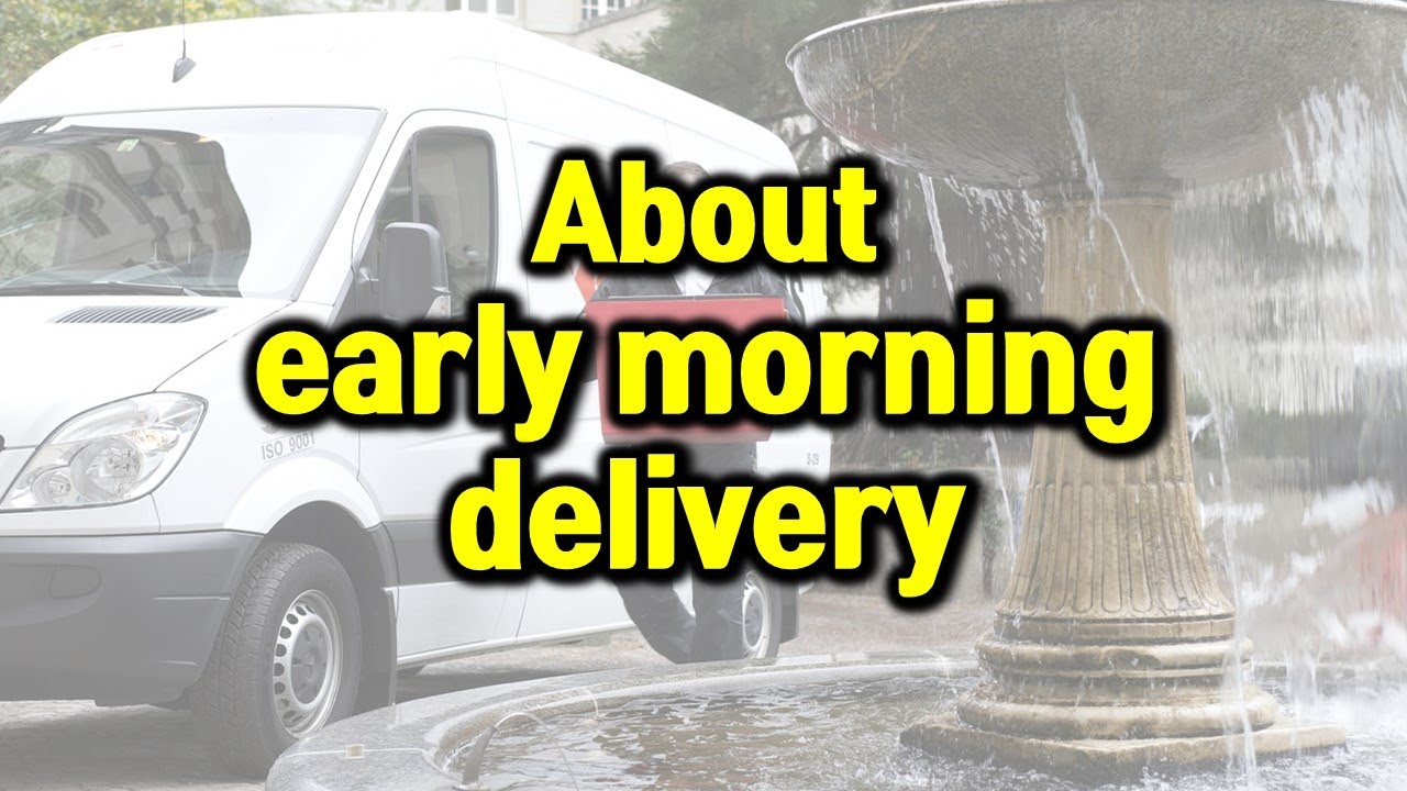 About early-morning delivery (Issues in Korea, Aug 2023) - YouTube