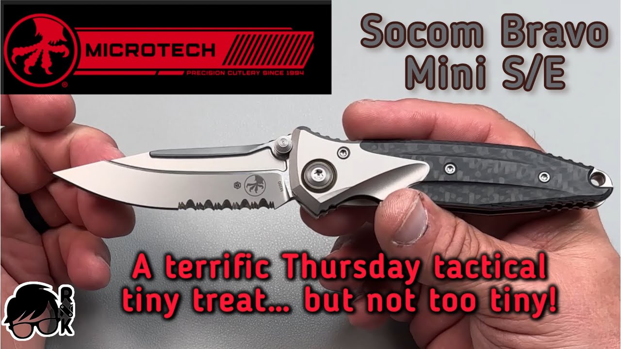 Review/impression of the Microtech Socom Bravo Mini S/E knife… a ...