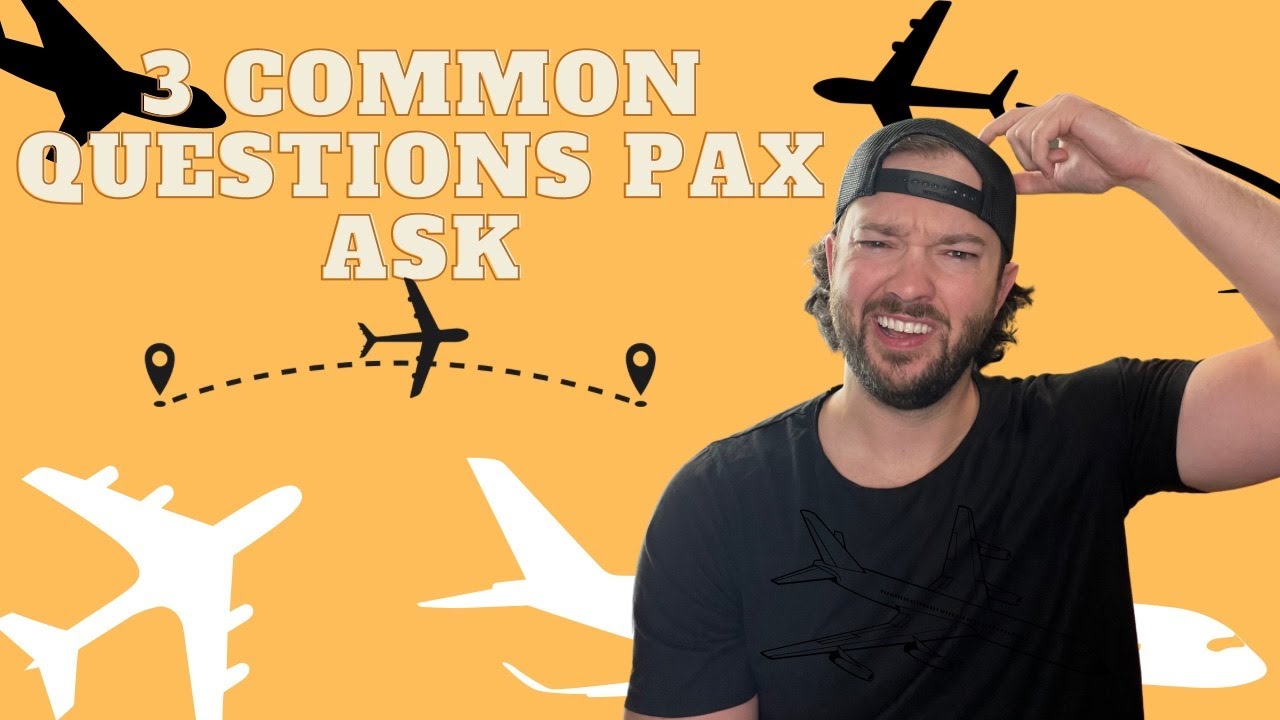 Answers To 3 Common Questions Passengers Ask Flight Attendants - YouTube
