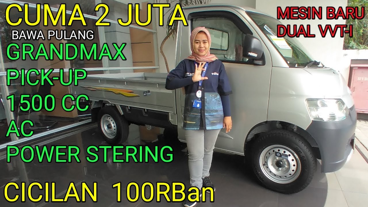 GRAND MAX PICK-UP 1.5 AC TERBARU 2022 MESIN DUAL VVT-I POWER STERING ...