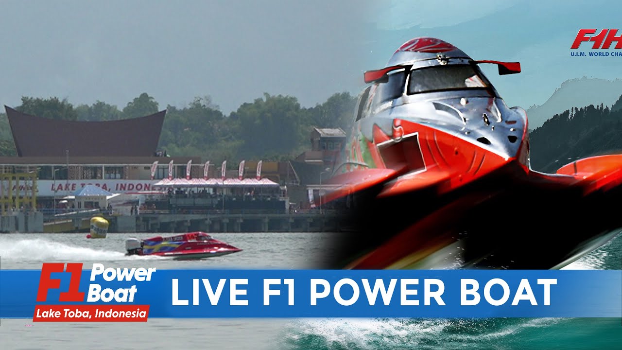 F1 POWER BOAT LAKE TOBA - YouTube