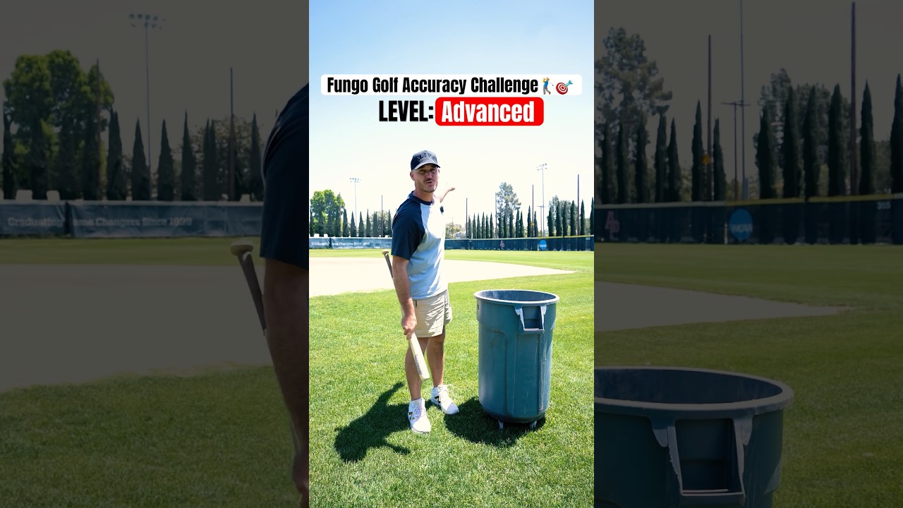 Fungo Golf W/ A D2 Pitching Coach🏌️‍♂️🎯 #baseballlife #baseball - YouTube