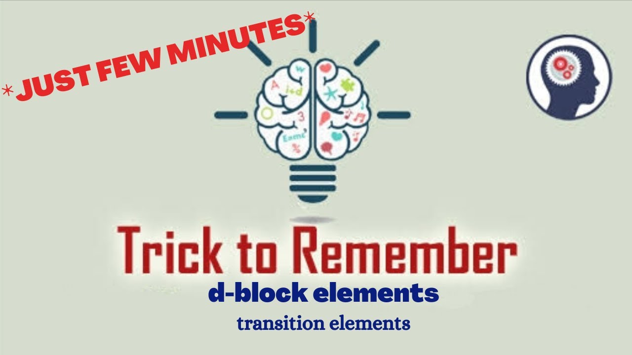 Chemistry || Trick to learn transition elements || Easy trick || Learn ...