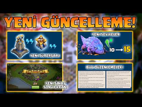 Ağustos Sonu Gelen Güncellemeyi İnceledim / Tüm Detaylar - Clash of Clans