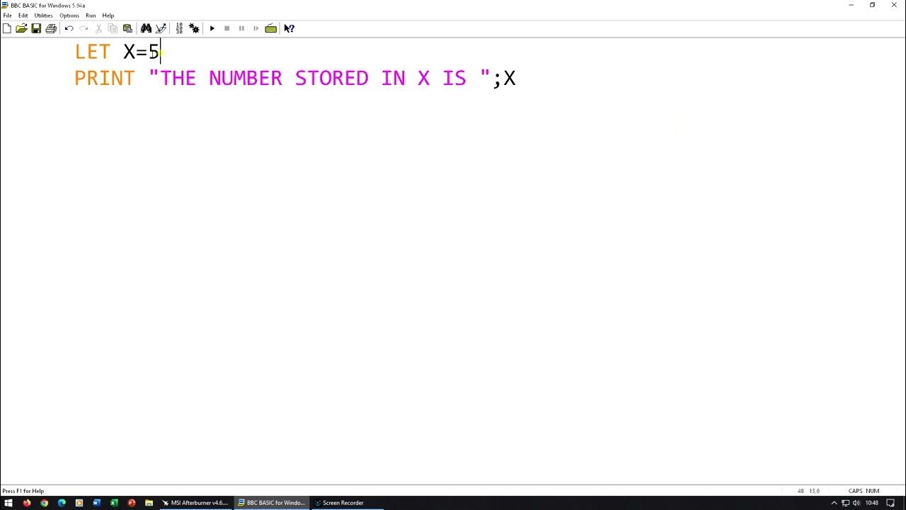numeric variables - YouTube