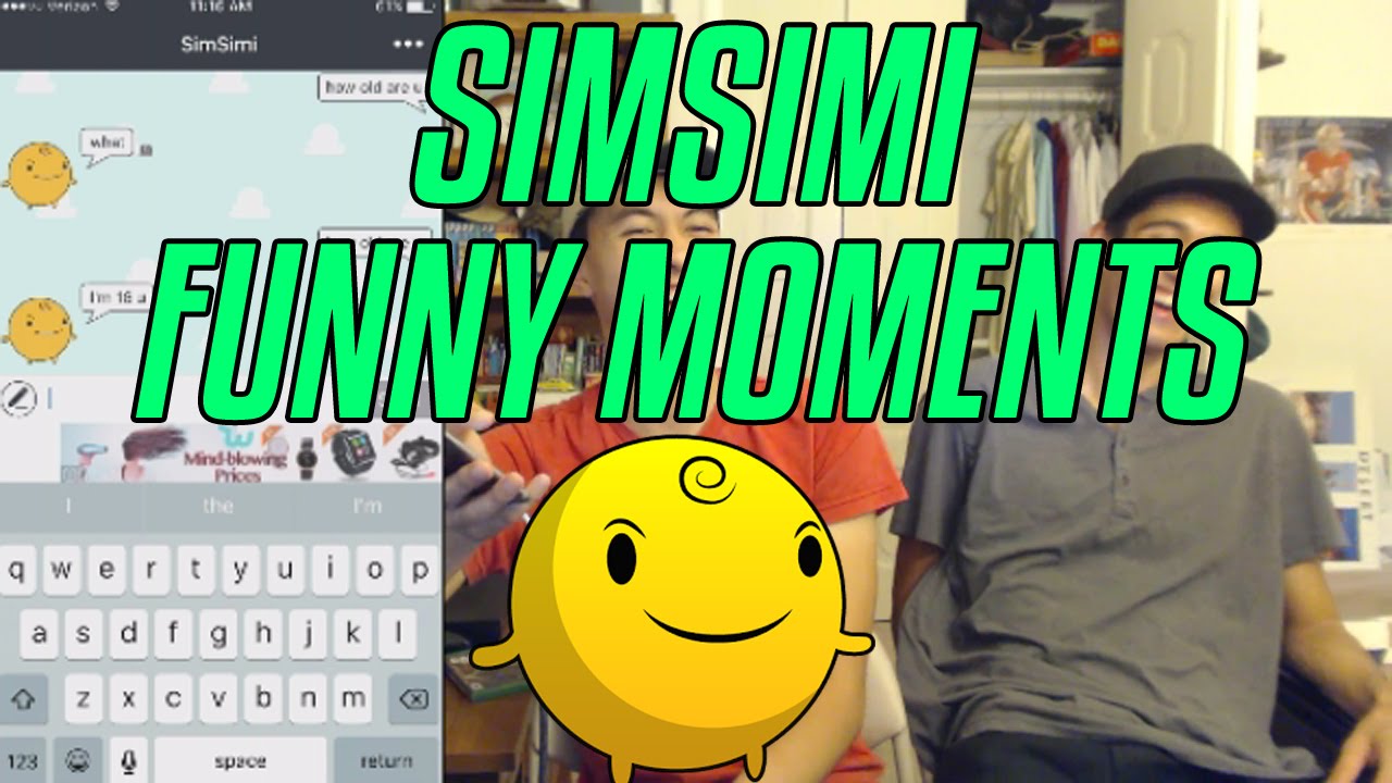 SimSimi Funny Moments - YouTube