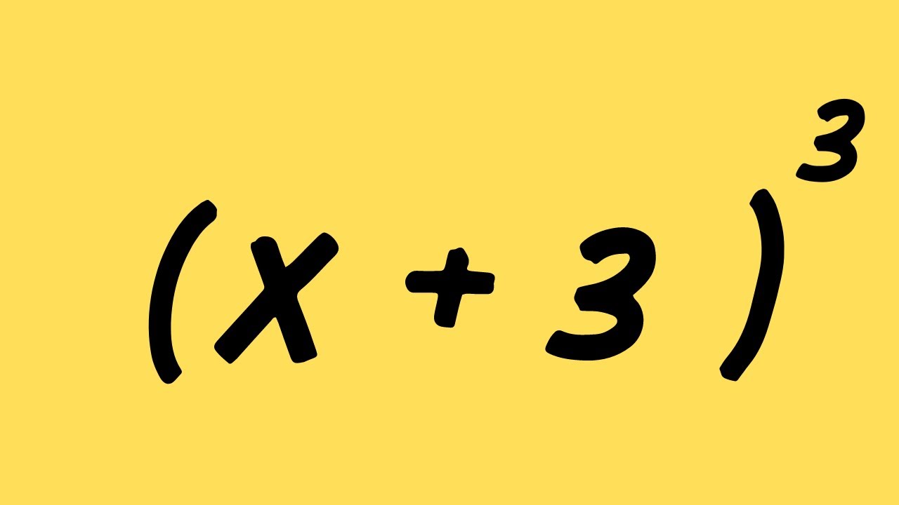 Cubing A Binomial Box Method YouTube