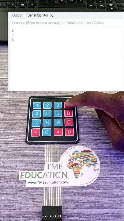 Arduino Clavier Matriciel 4×4 #claviermatriciel #arduino #électronique ...