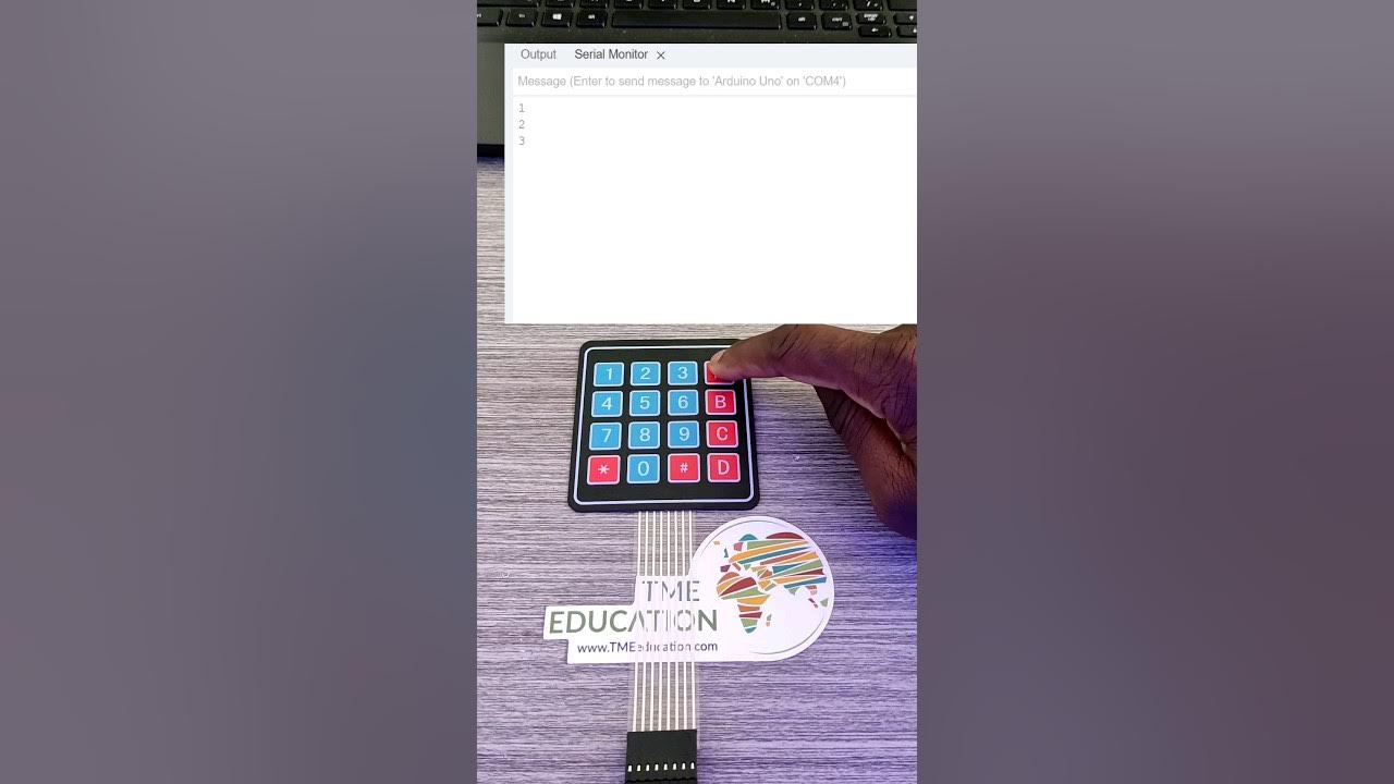 Arduino Clavier Matriciel 4×4 #claviermatriciel #arduino #électronique ...
