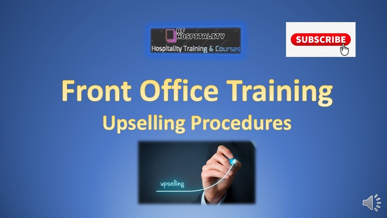 How to UPSELL Hotel Room: 5 Steps for Upselling - YouTube