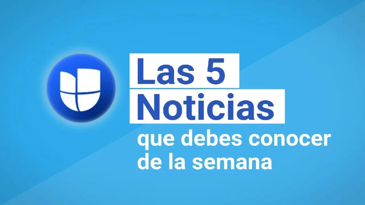 Las 5 noticias que debes conocer de la semana I 13 al 17 de Marzo - YouTube