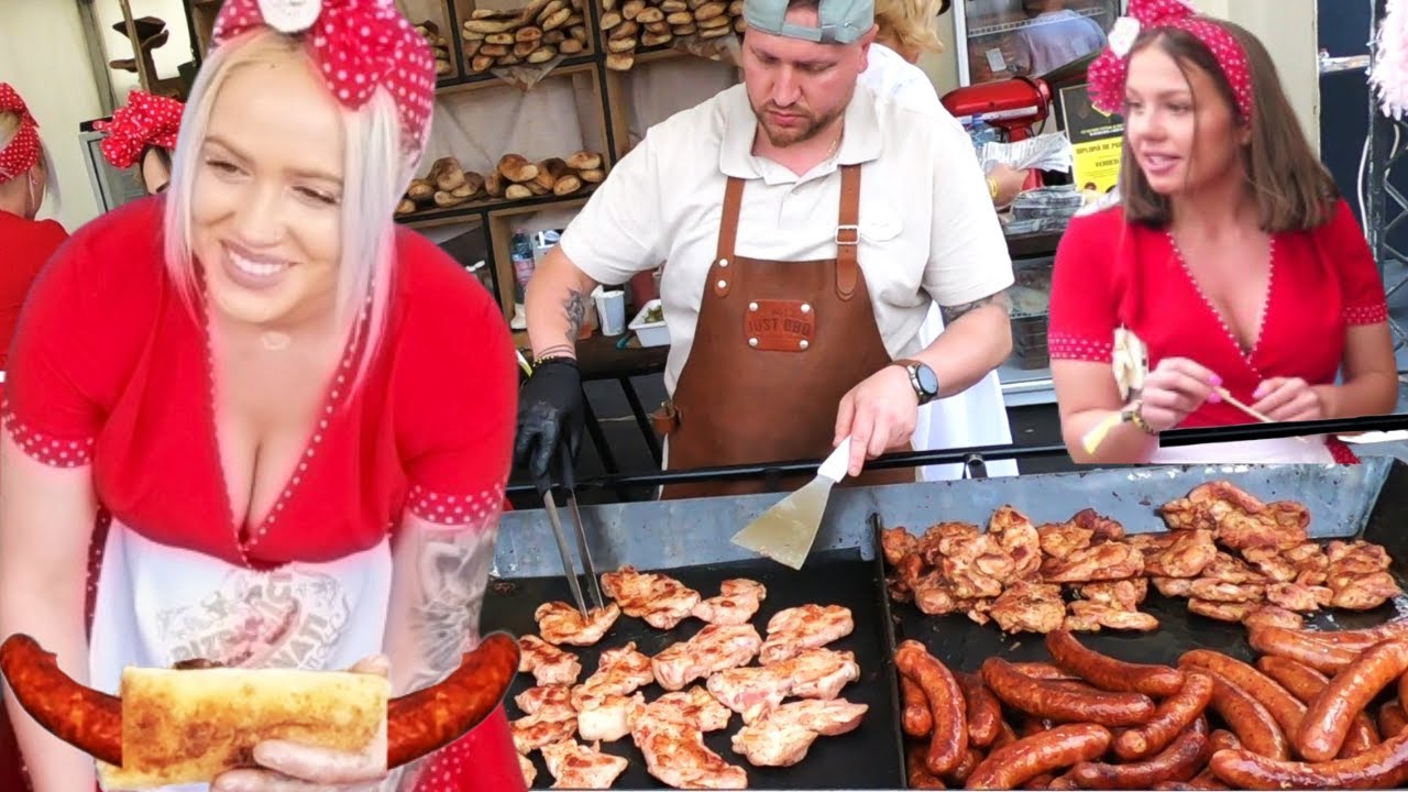 Giant Street Food Fest. Grilled Meat Paradise. 'Grillfest', Lagoo ...