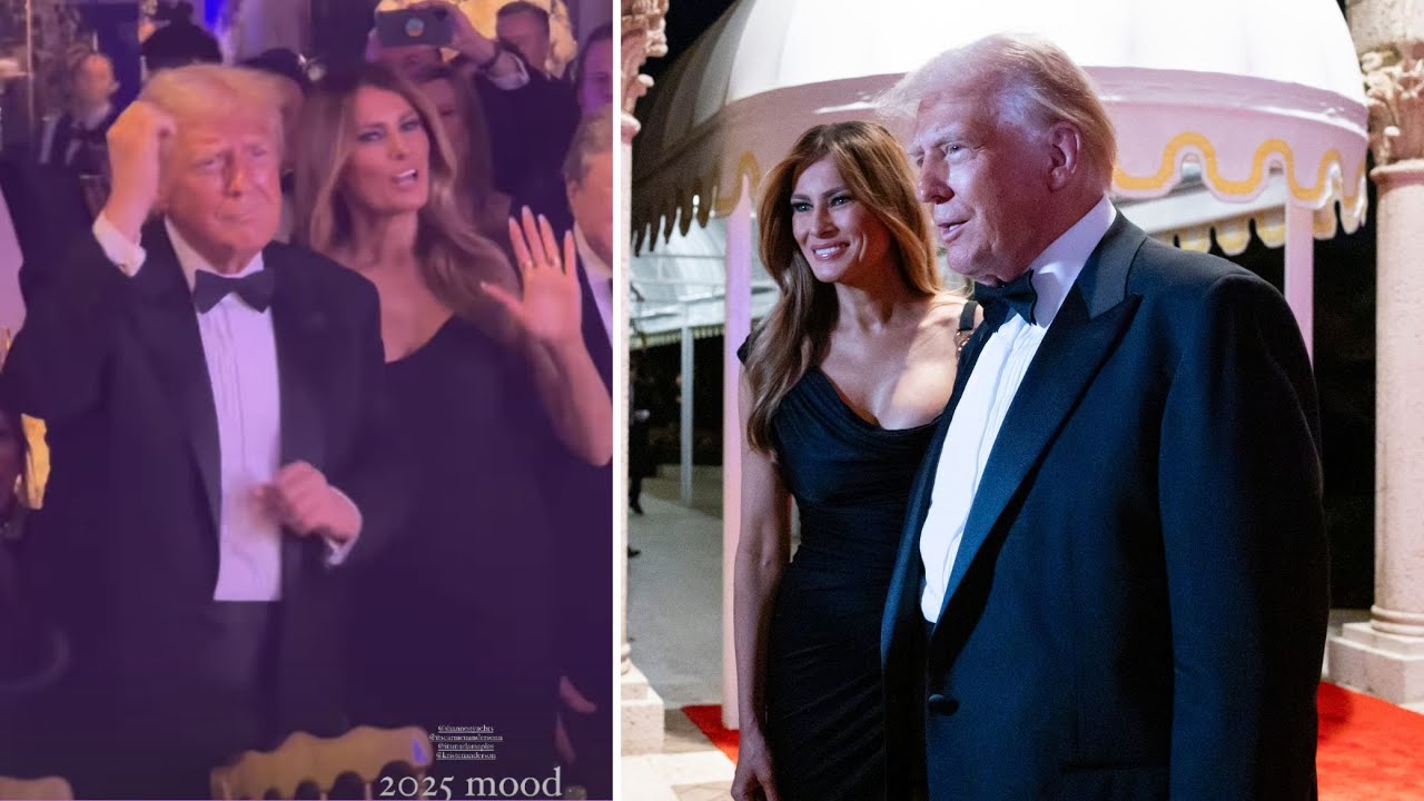 Watch Donald, Melania Trump sing and dance to ‘YMCA’ during New Year’s ...